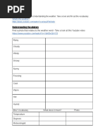Weather Forecast Script Template | PDF | Language Arts & Discipline ...