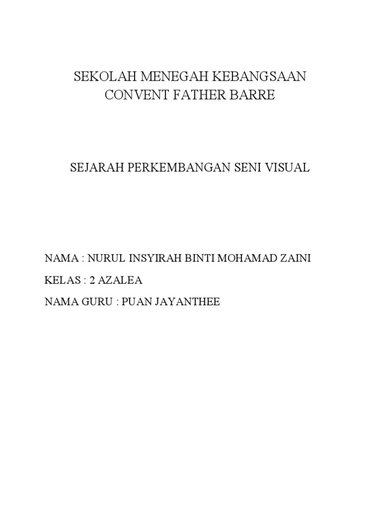 Folio PSV Syirah | PDF