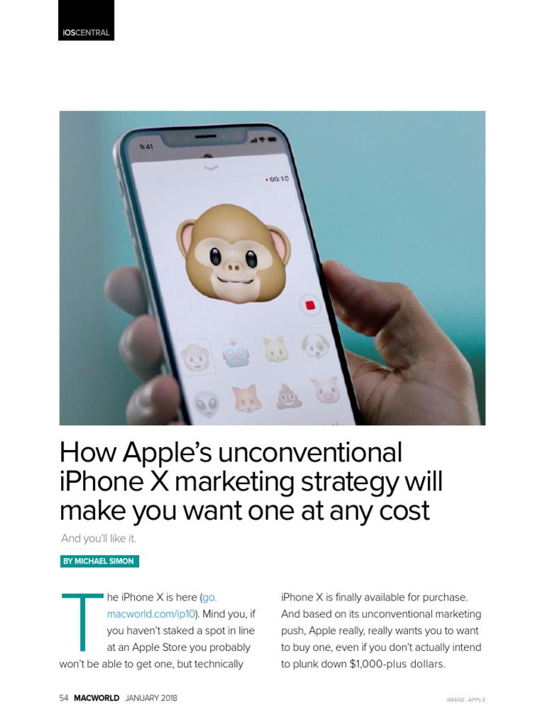 How Apple'S Unconventional Iphone X Marketing Strategy Will Make You ...