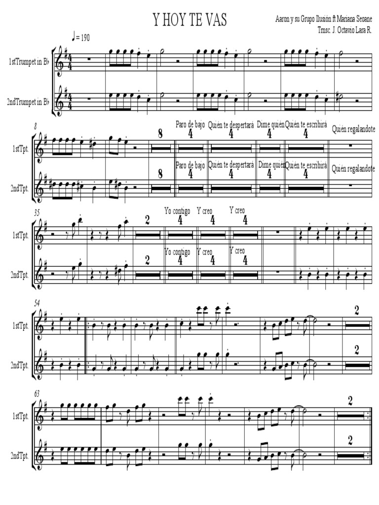 Te Vas - Aaron y Su Grupo Ilusión FT Mariana Seoane | PDF