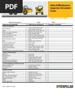Motor Grader Safety & Maintenance Checklist | PDF | Engines | Vehicle ...