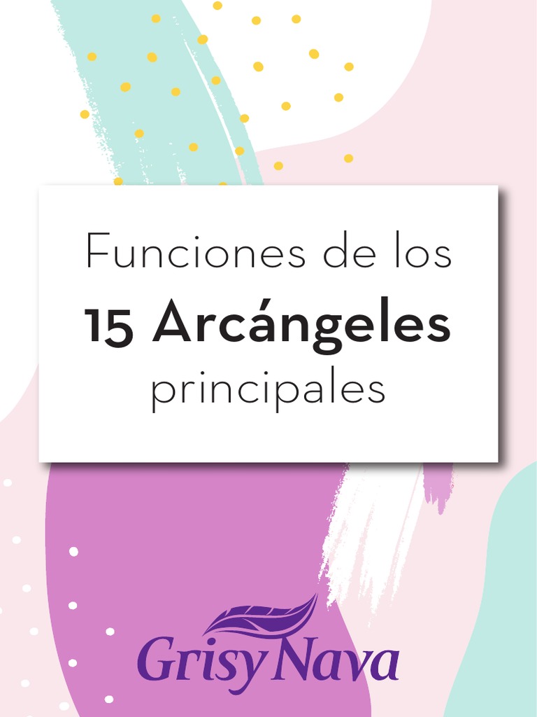 Guía de los 15 Arcángeles Principales | PDF | Arcángel | Autoestima