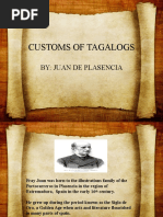 Primary Source Analysis: Title of Source: Customs of The Tagalog | PDF ...