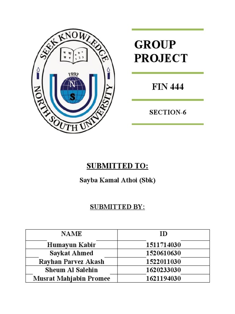 Fin444 Project Nsu Pdf Exchange Rate Inflation