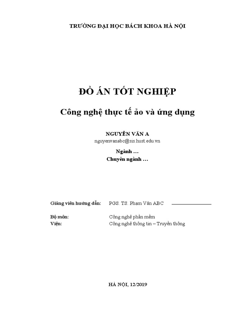 DATN Template Final-V20191-1 | PDF