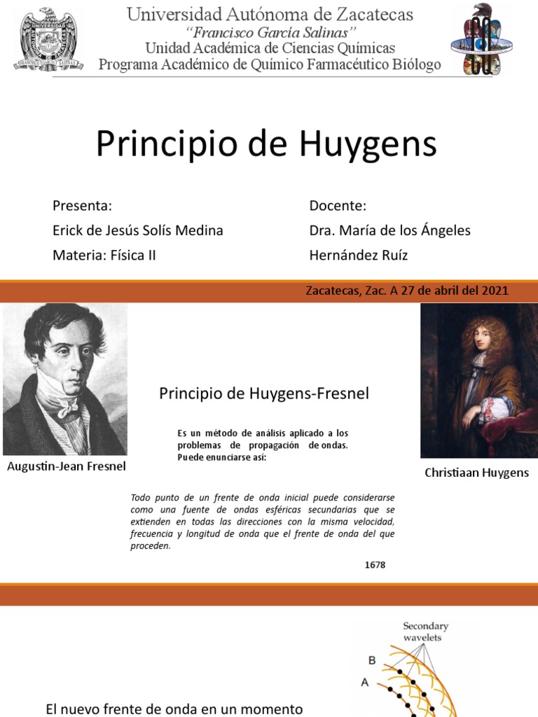 Principio de Huygens | PDF | Olas | Refracción