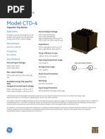 Capacitor Trip Device CTD-1 - CTD-2 | PDF | Capacitor | Rectifier
