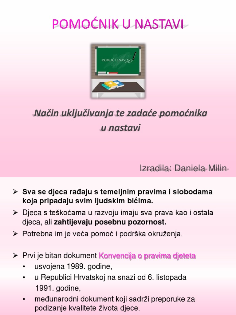 Pomocnik U Nastavi | PDF
