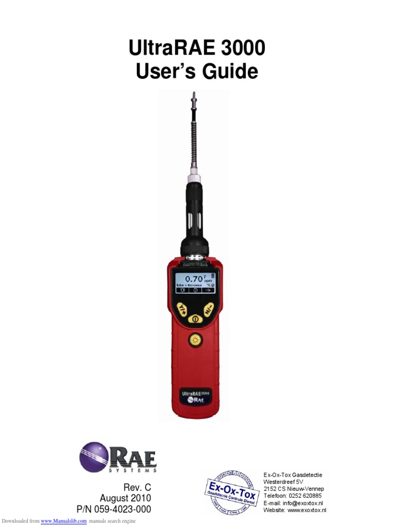 Ultrarae 3000 User'S Guide: Rev. C August 2010 P/N 059-4023-000 | PDF ...