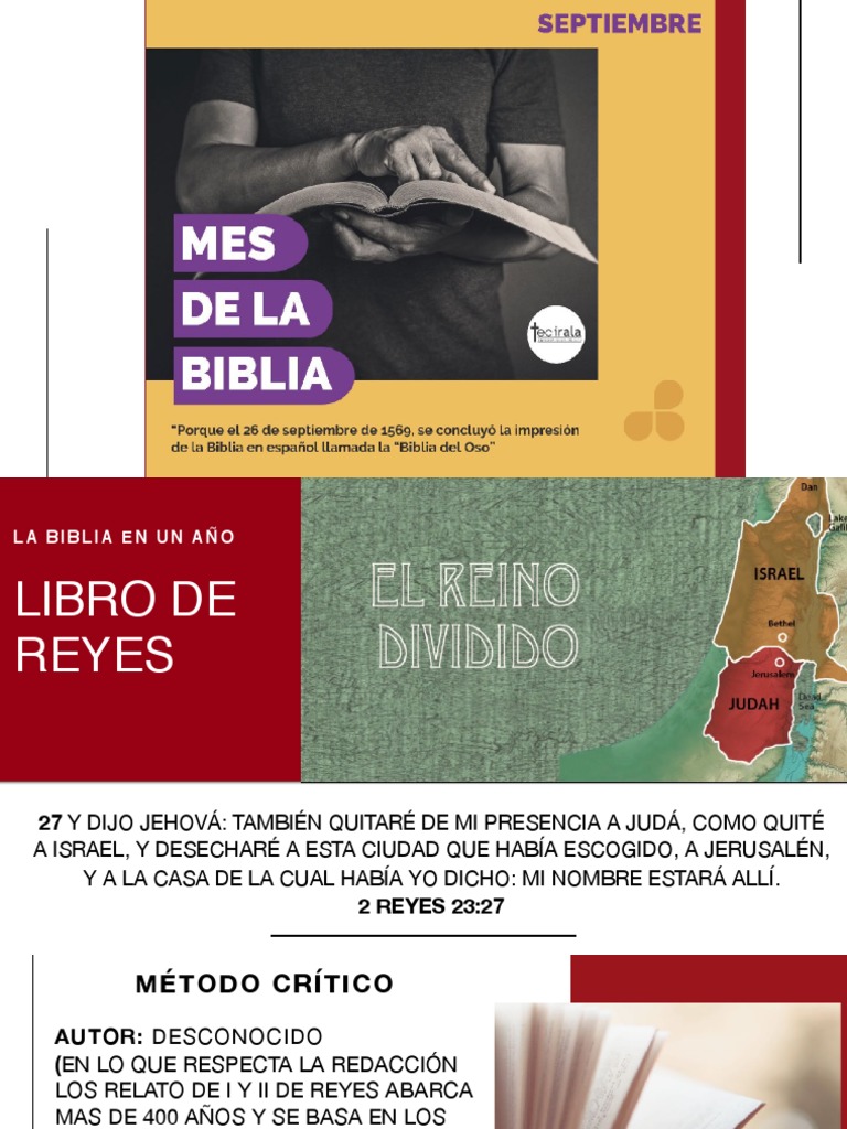 1 Reyes Biblia PDF | PDF | Elijah | Libros de reyes