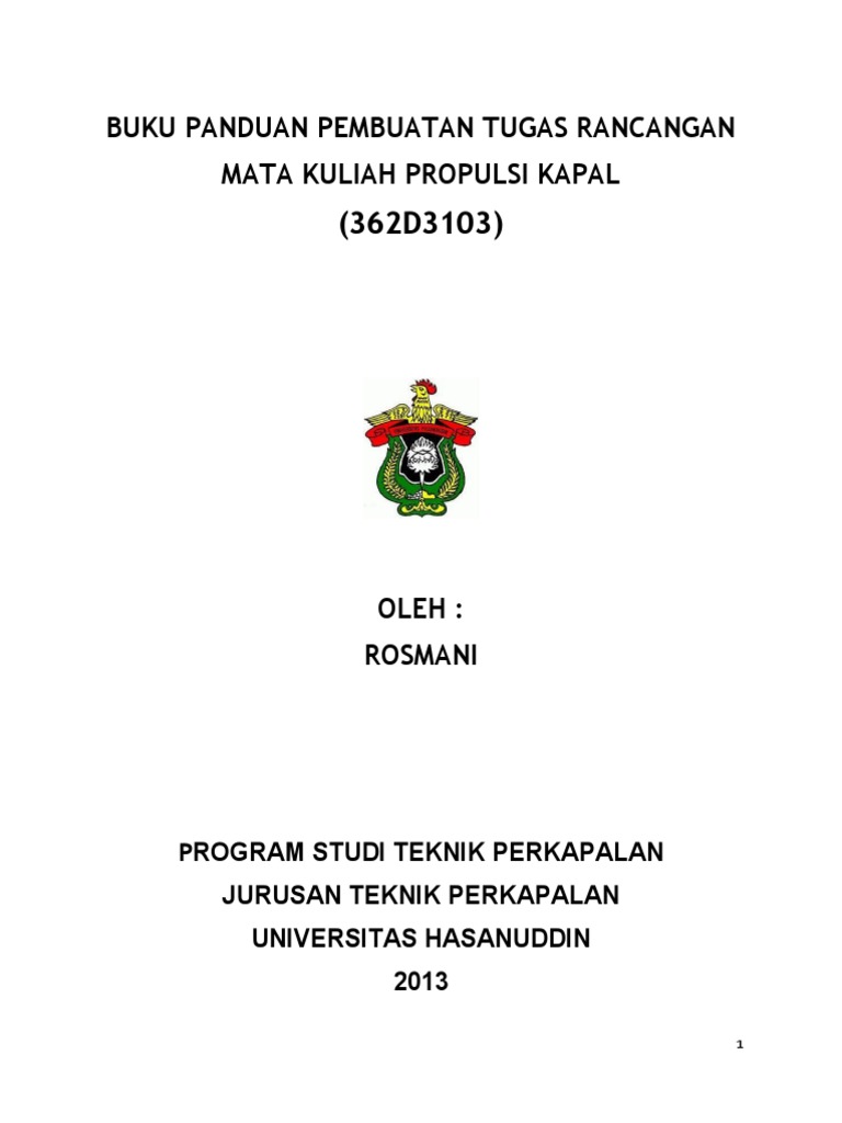 Perancangan Sistem Propulsi Kapal | PDF