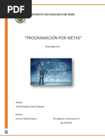 Diferencias Entre Modelo Lineal y Modelo Metas. | PDF | Programación lineal
