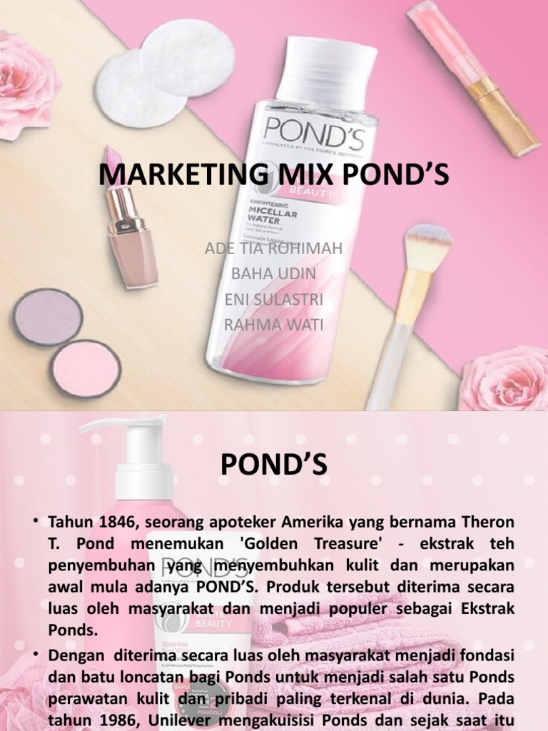 Marketing Mix Pond's | PDF
