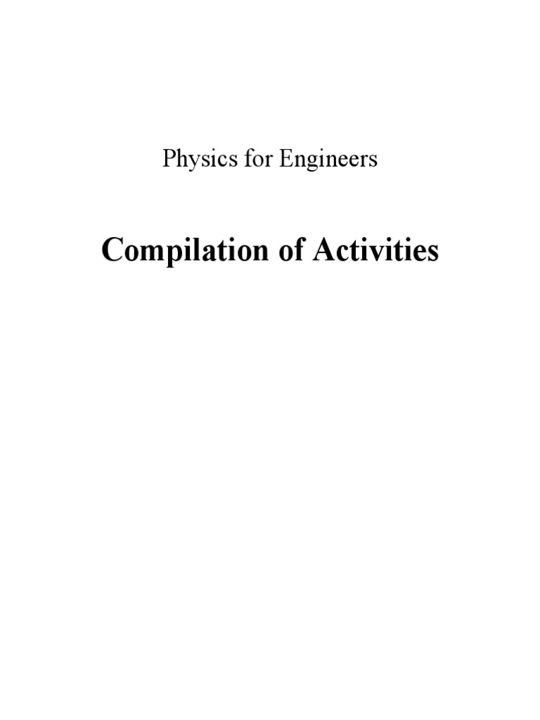 Physics For Engineers | PDF | Force | Mass
