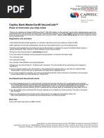 Capitec Internet Banking Registration Guide | PDF | Computers