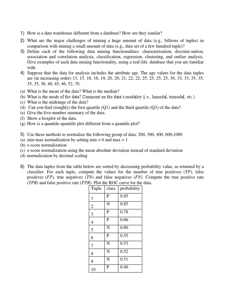 Assignment | PDF | Quartile | Cluster Analysis