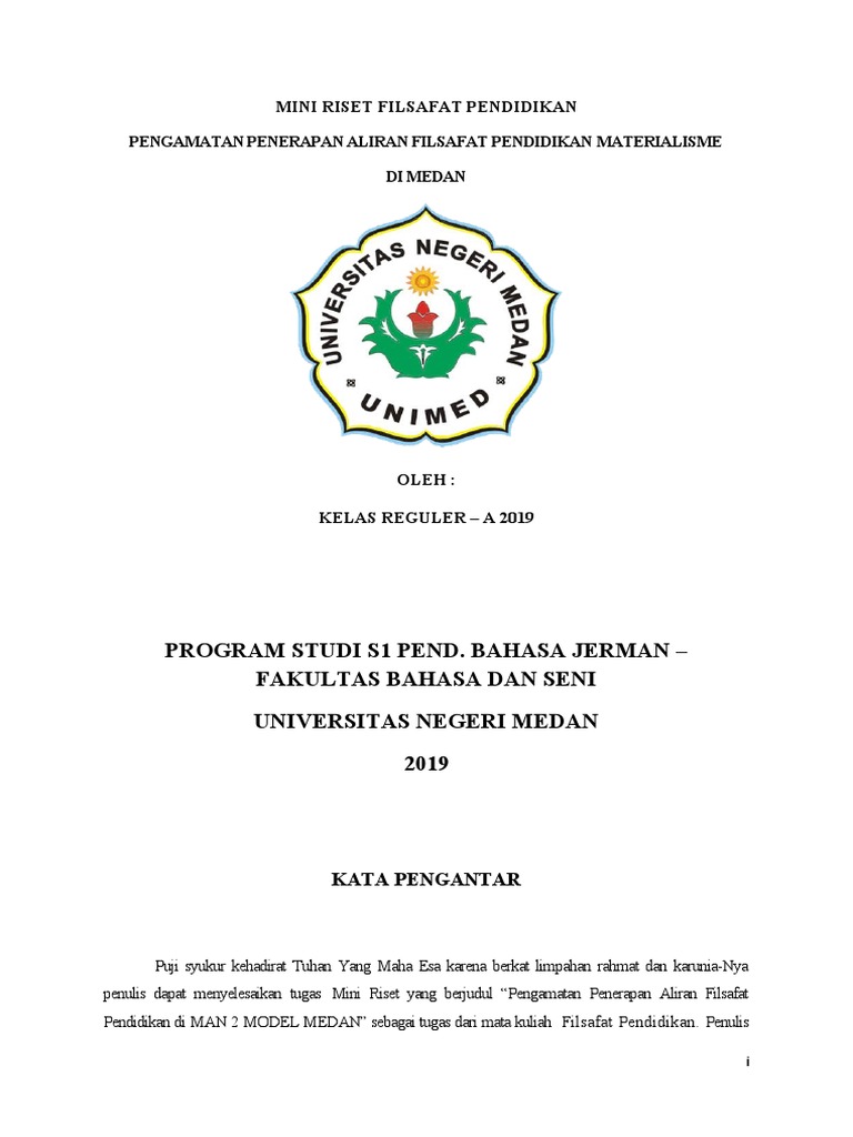 Mini Riset Filsafat Pendidikan | PDF | Karier & Perkembangan | Kesehatan Holistik