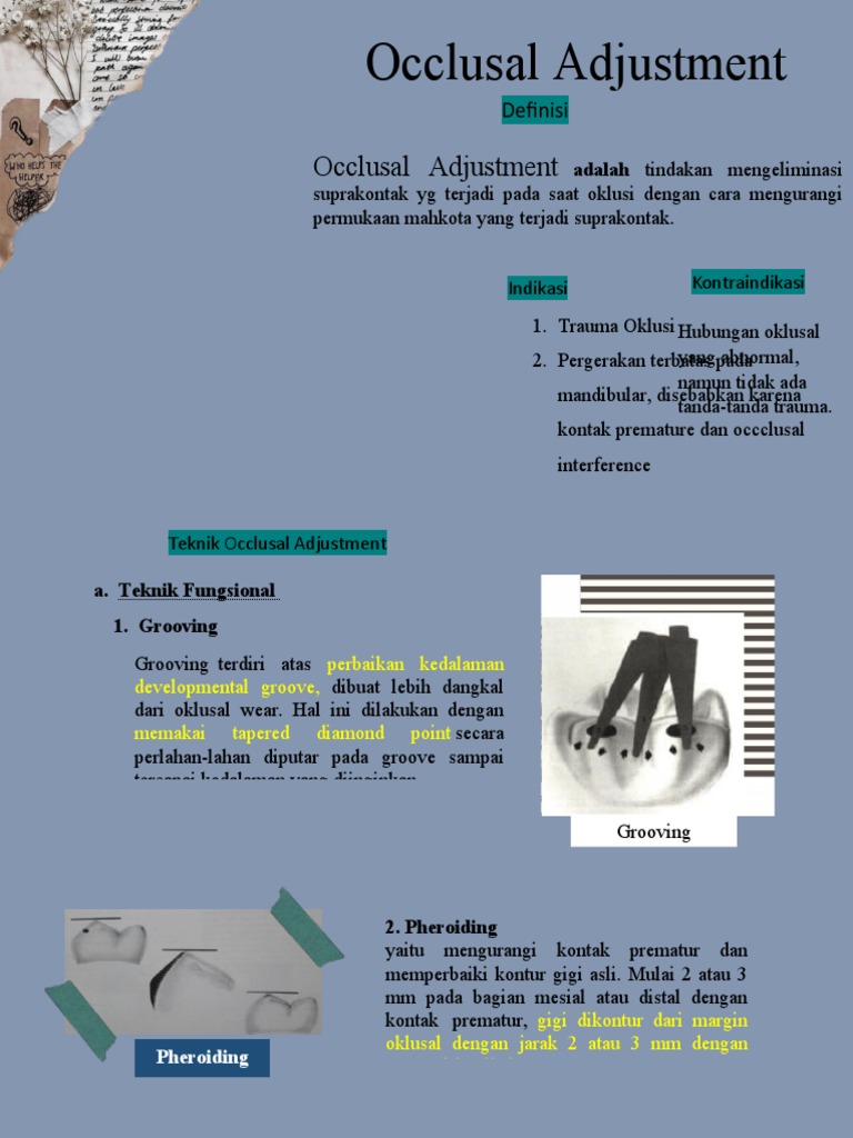 Occlusal Adjustment | PDF