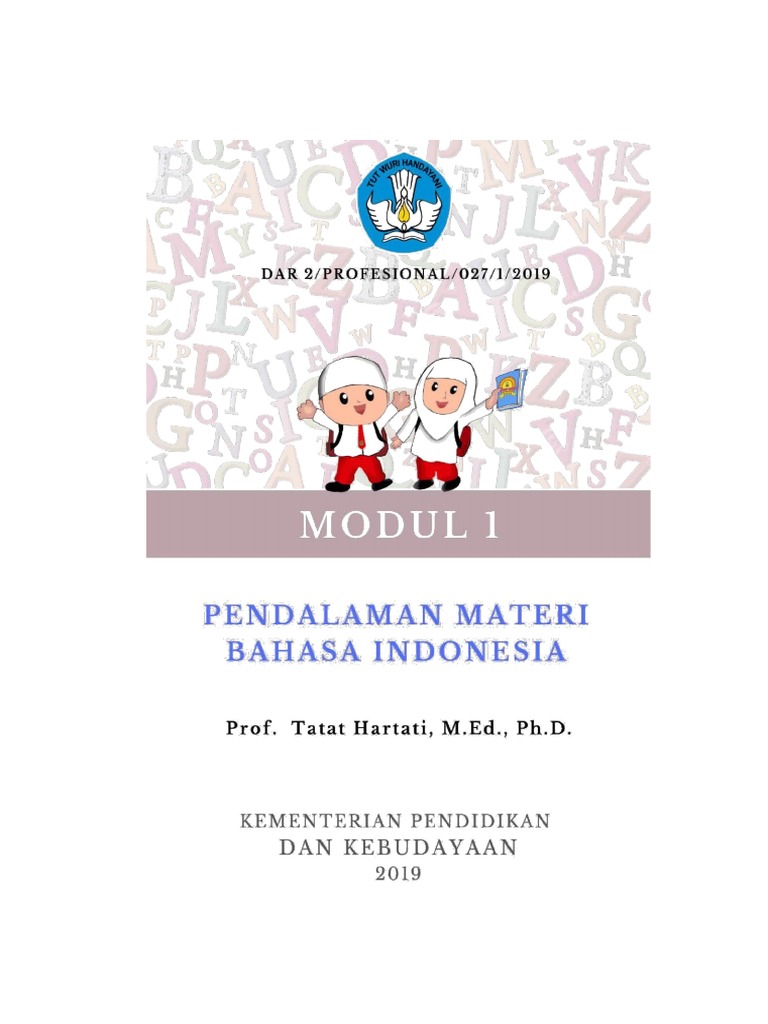Pgsd-Modul 1 Bahasa Indonesia | PDF