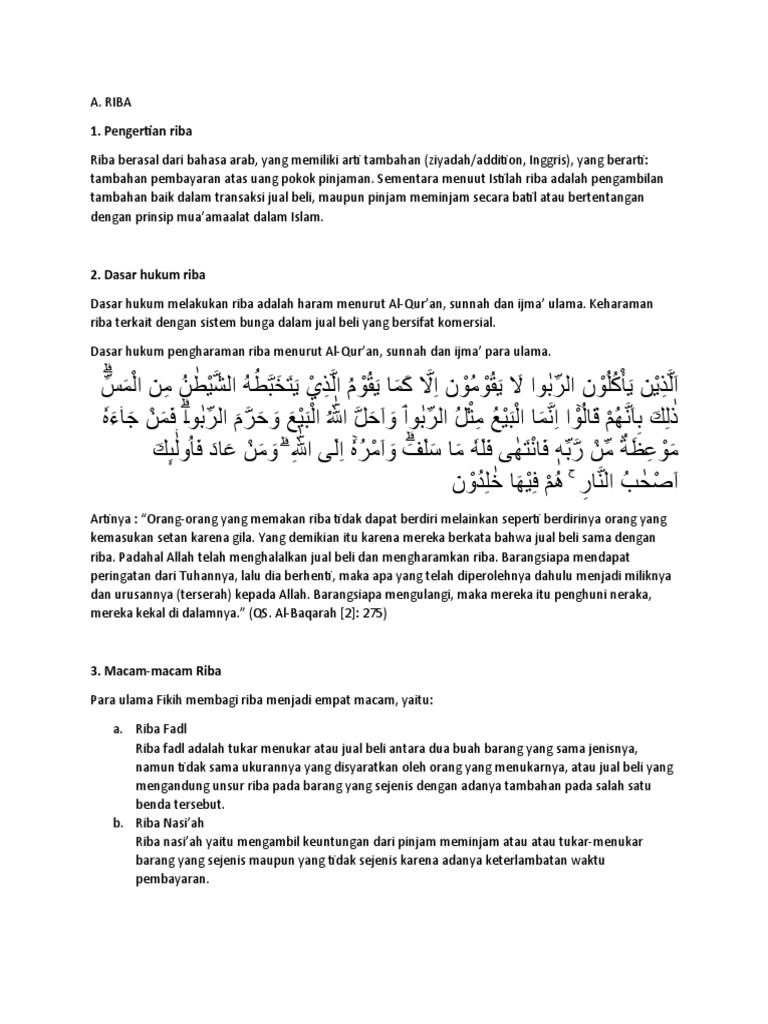 Riba | PDF