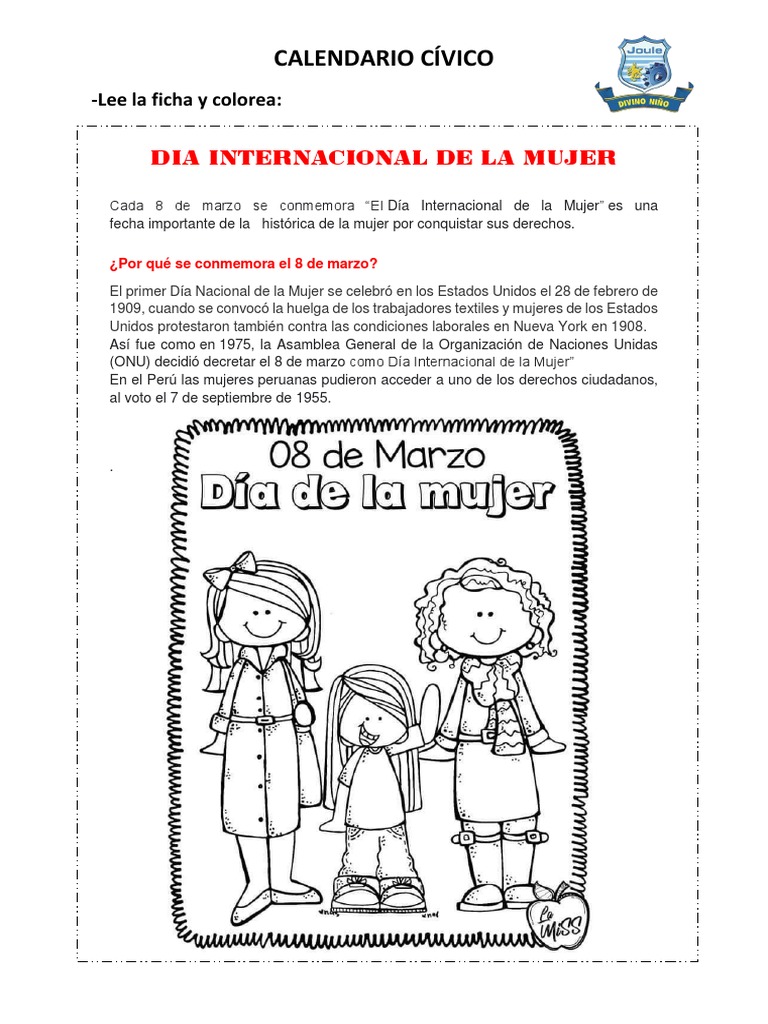 Actividades para el Día de la Mujer | PDF