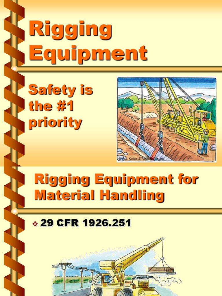 Rigging Equipment For Material Handling | PDF | Rope | Materials
