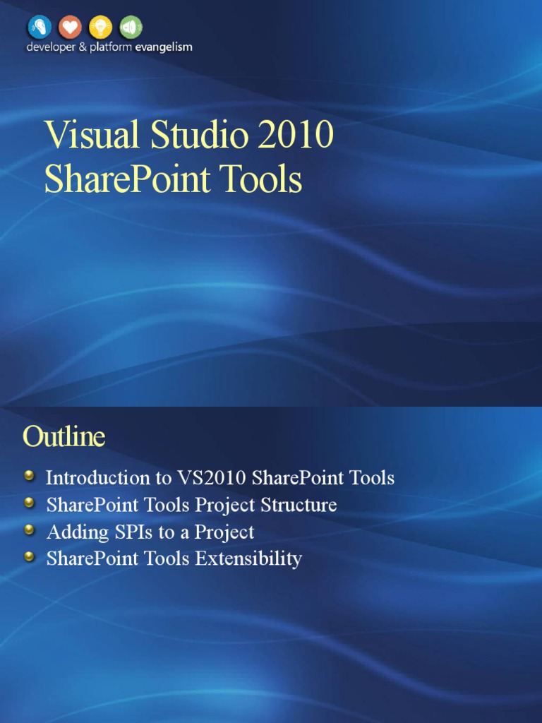 SharePoint Development With VS10 | PDF | Share Point | Microsoft Visual Studio