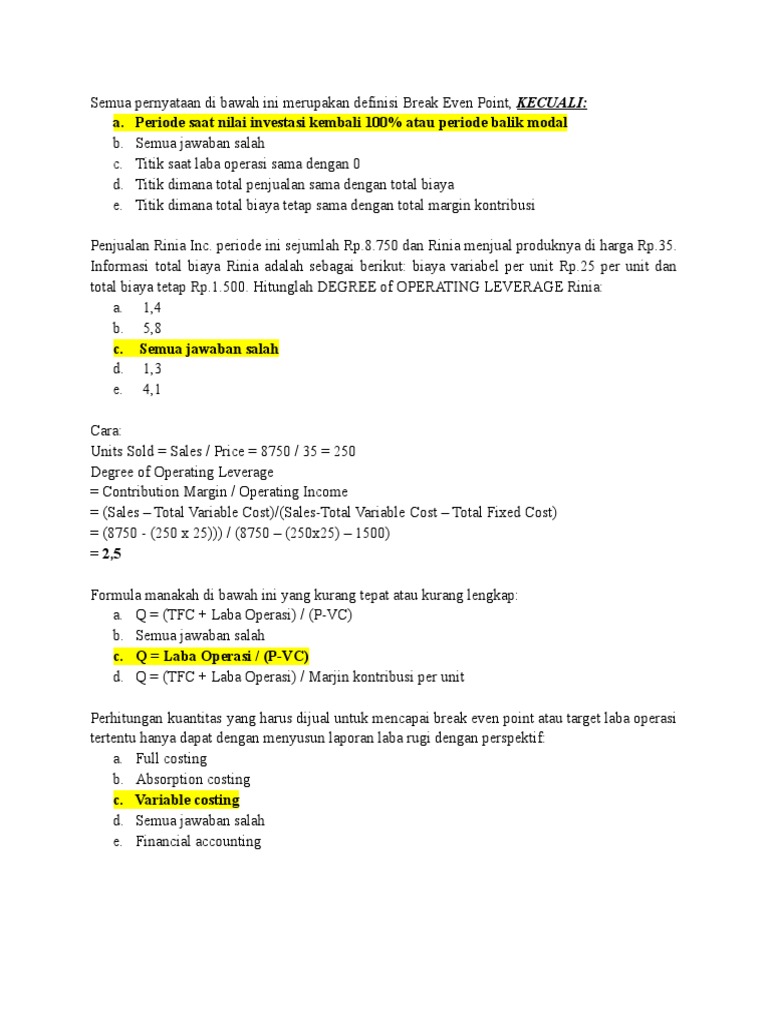 Kuis Akmen Week 6 Audited | PDF | Pengelolaan Keuangan & Uang