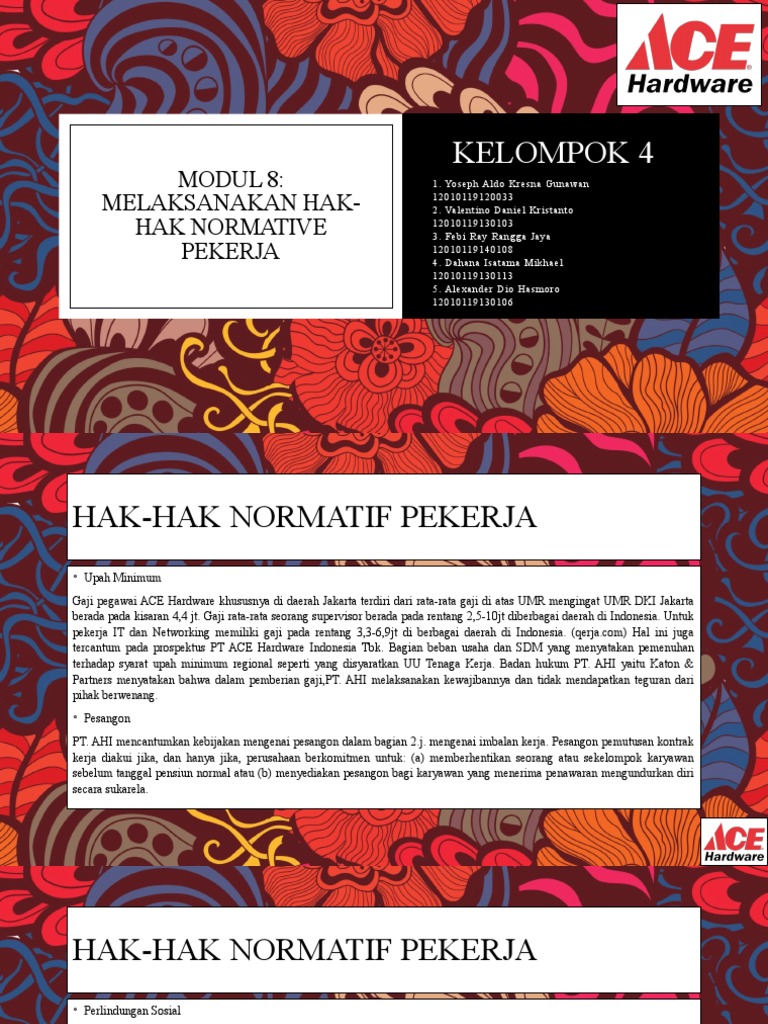 Kelompok 4 - MSDM II - Modul 8 | PDF