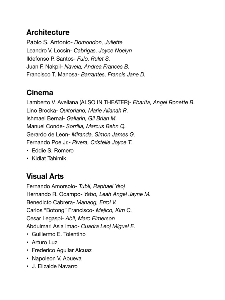 Artist Student Pairing CPAR | PDF | Manila | Metro Manila