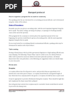 Banquet Function Sheet Template | PDF