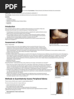 Grading Pitting Edema Assessment Guide | PDF