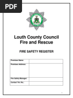 Fire Warden Monthly Checklist | PDF | Firefighting | Fires
