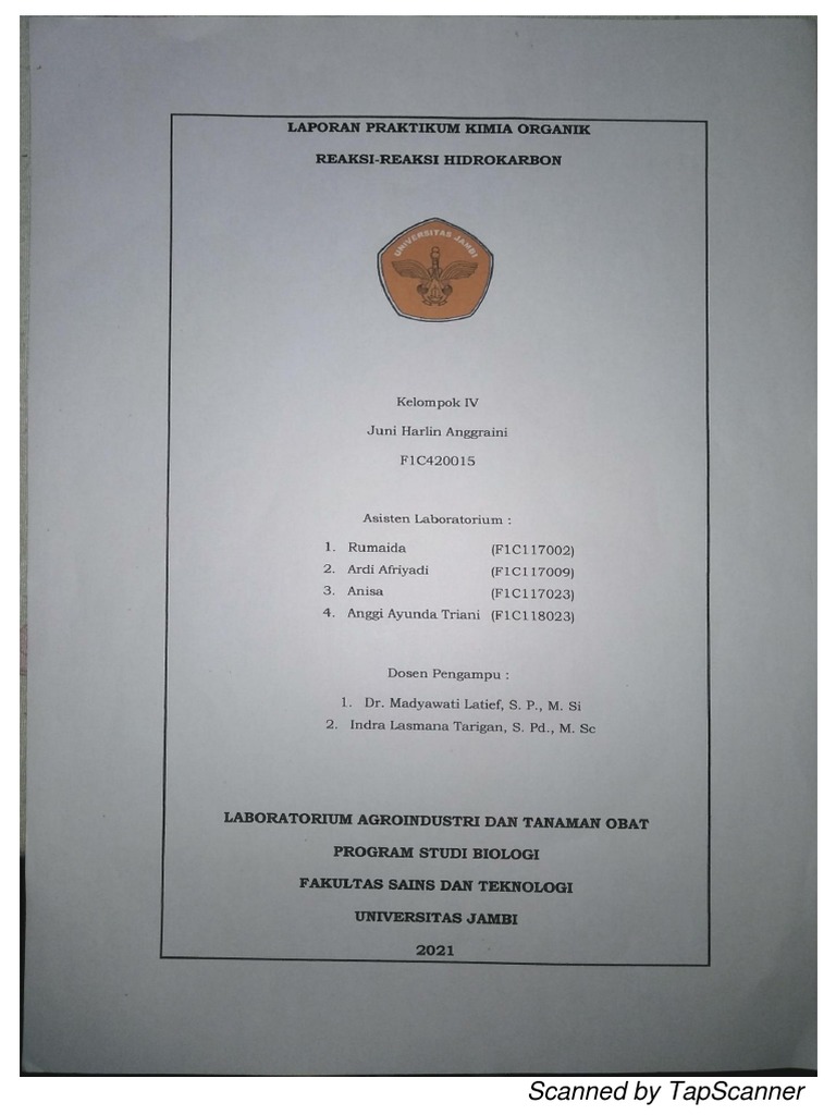 LaporanAkhirPercobaan4 Juni Harlin Anggraini F1C420015 K04 | PDF