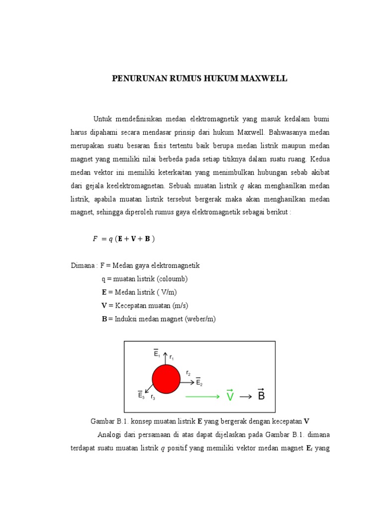 Persamaan Maxwell | PDF