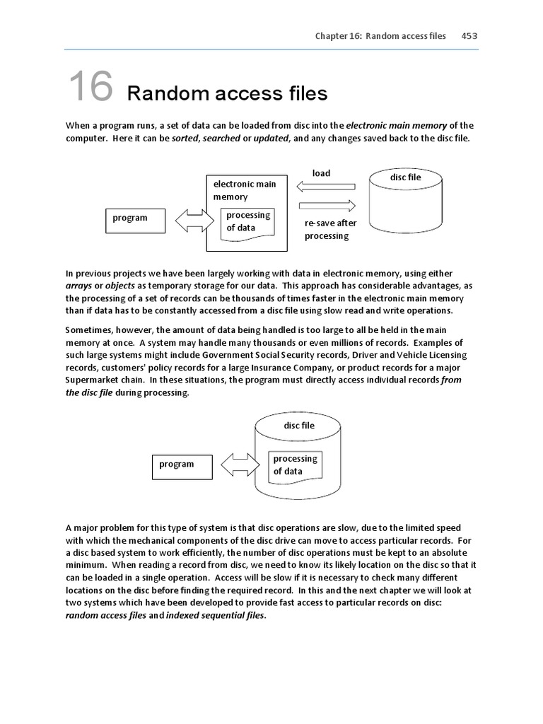 Chapter 16 Random Access Files Pdf Computer Data Storage Computer File 