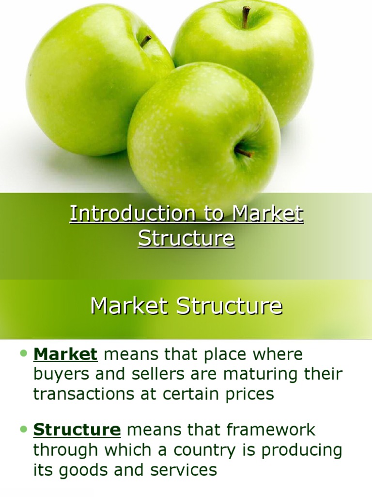 Introduction To Market Structure | PDF
