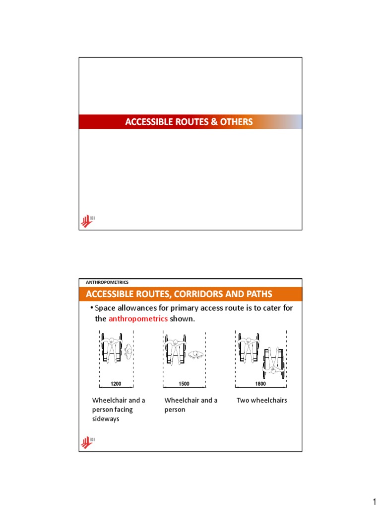 04 - Accessible Routes and Others | PDF | Door | Dormitory