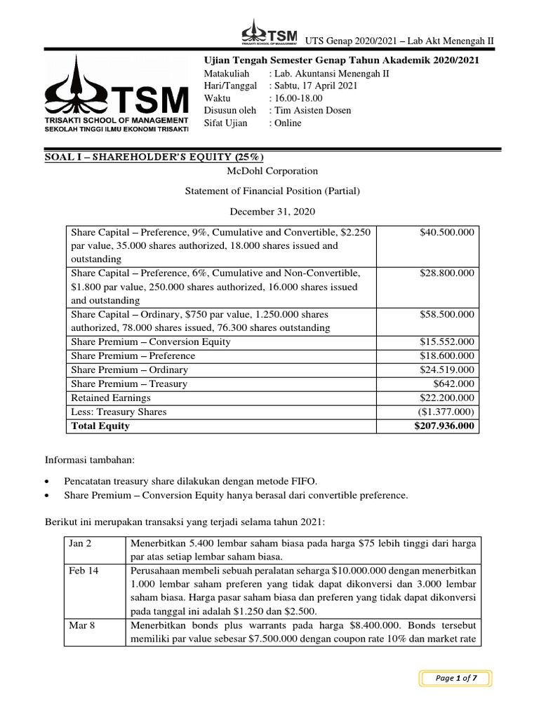 Uts - Soal - Lab Inter 2 Genap 20-21 | PDF