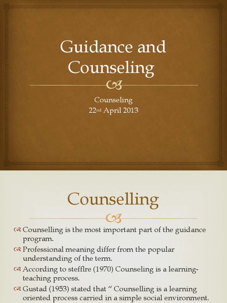 Guidance and Counseling | PDF | School Counselor | Psychotherapy