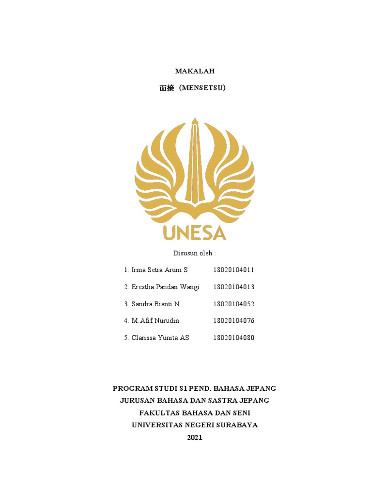 面接 - Bijinesu Nihongo | PDF