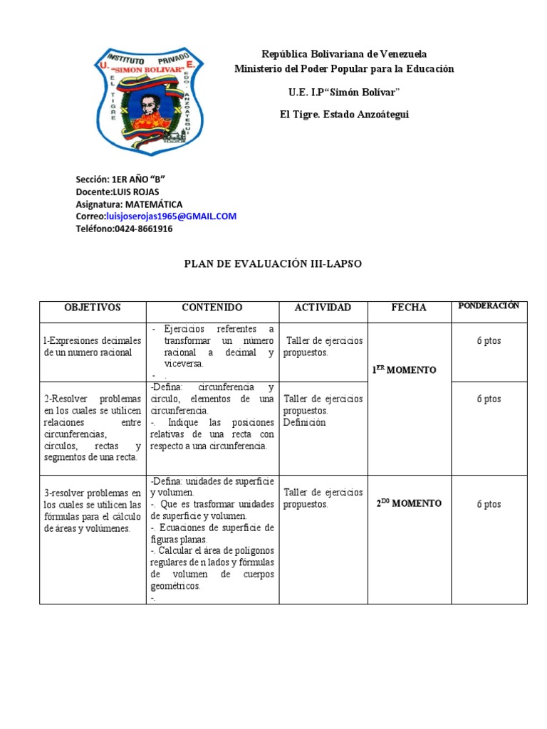 MATEMATICA 1B 3er Tri | PDF | Circulo | Matemática Elemental
