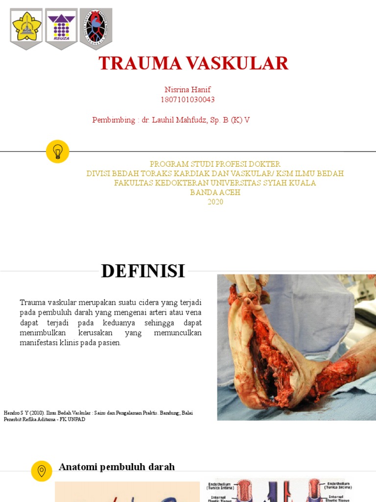 Trauma Vaskular: Diagnosis dan Tatalaksana | PDF