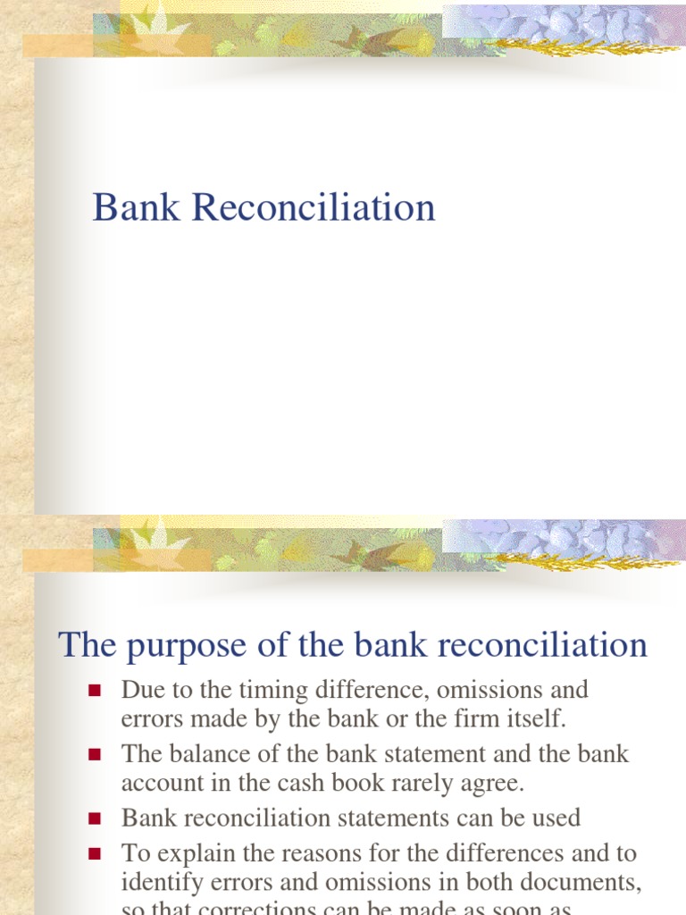 Module 2. Part 2 - Bank Reconciliation Proof of Cash | PDF | Cheque ...