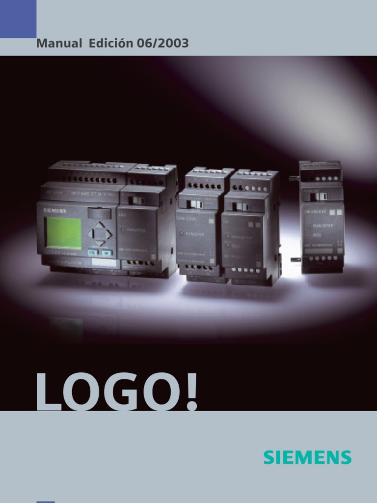 Manual Siemens LOGO! | Puerta lógica | Ingeniería Electrónica