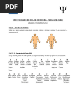 Cuestionario de Discapacidad Roland-Morris | PDF | Dolor lumbar