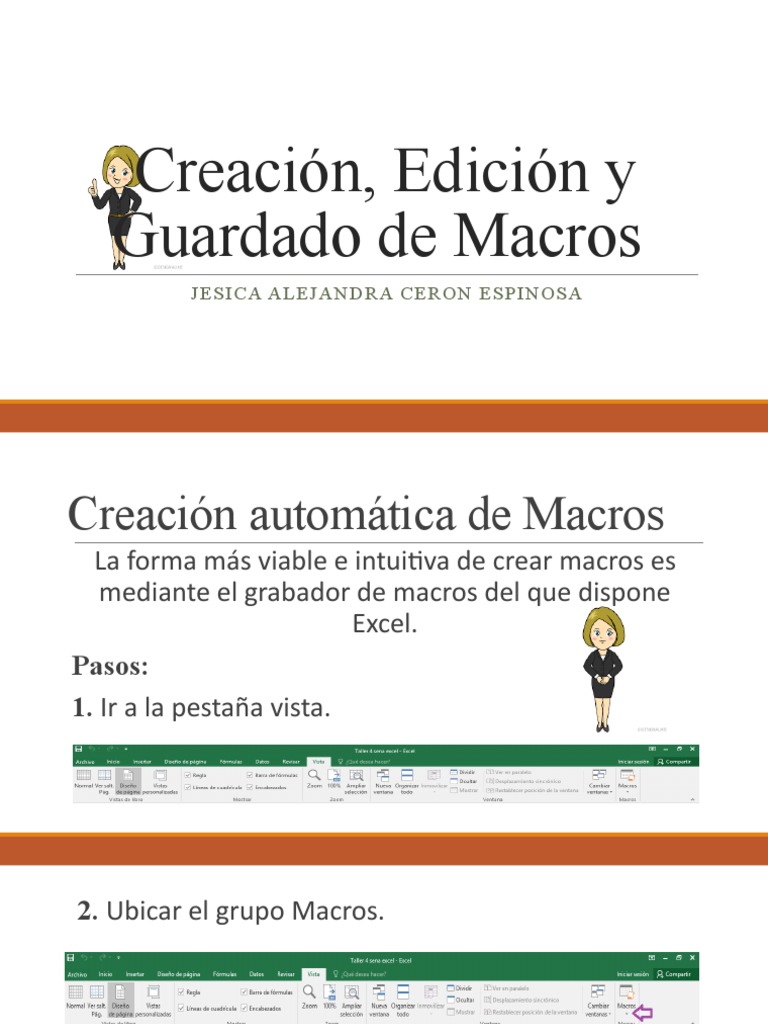 Creación, Edición y Guardado de Macros | PDF