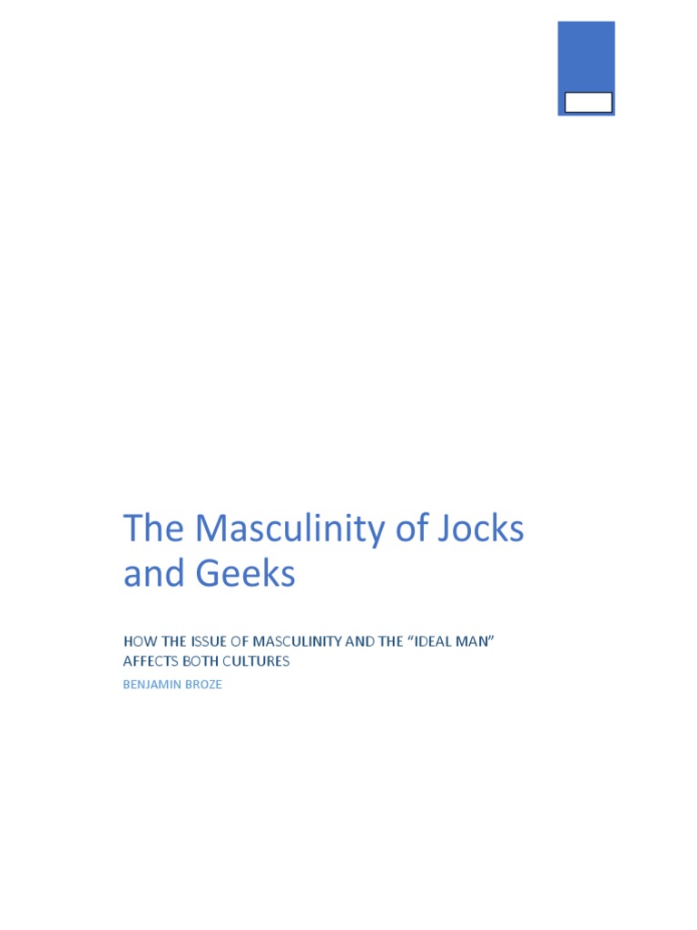 The Masculinity of Jocks and Nerds | PDF | Fraternities And Sororities ...