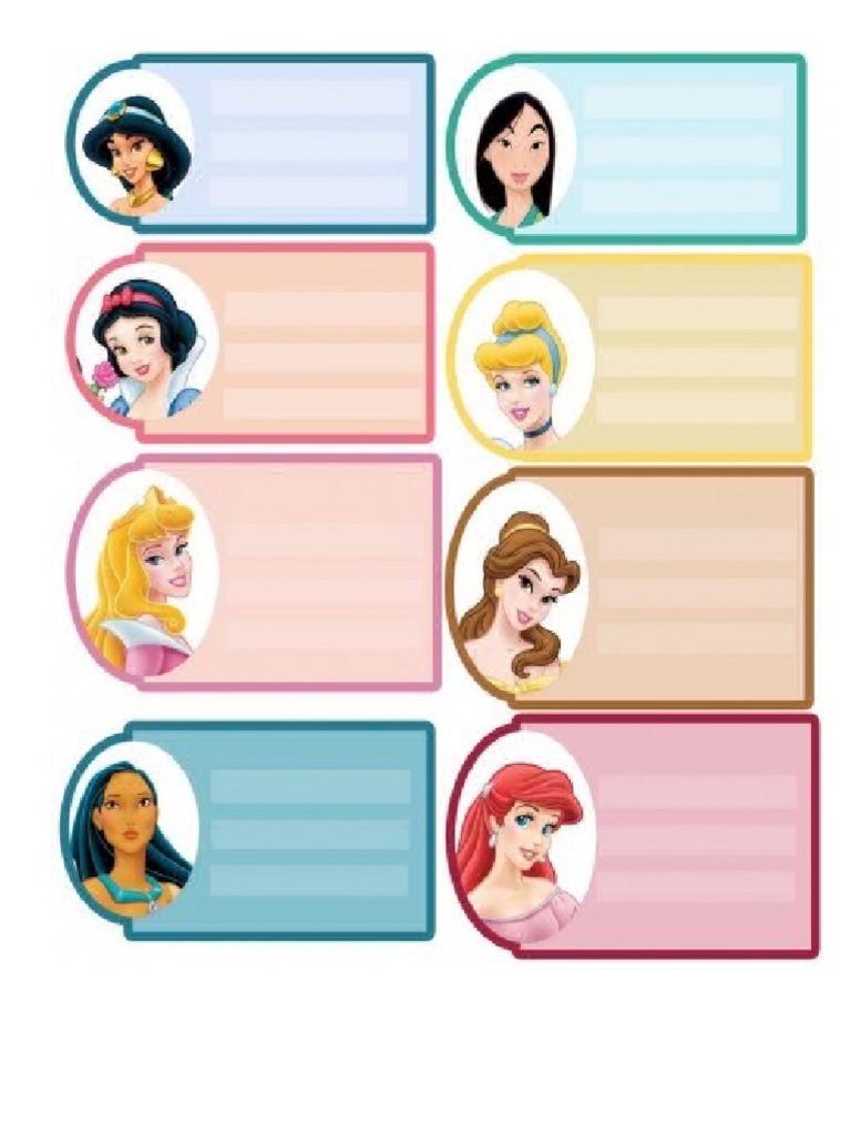 Stikers Marcar Cuadernos | PDF