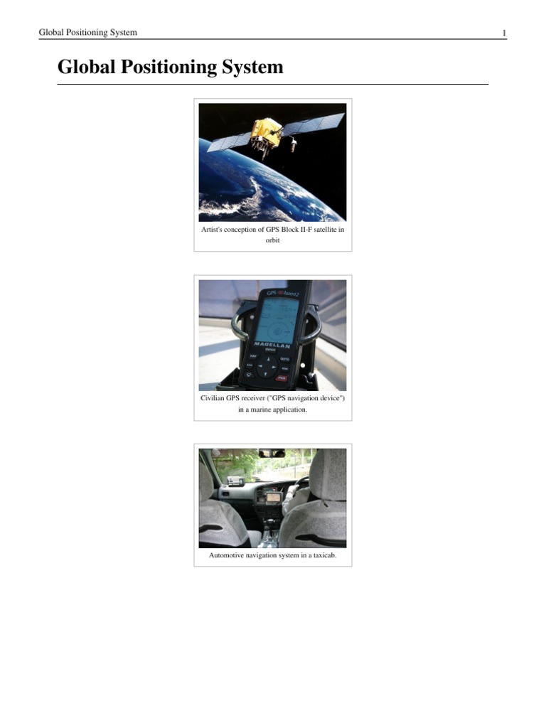 History and Development of GPS | PDF | Global Positioning System ...